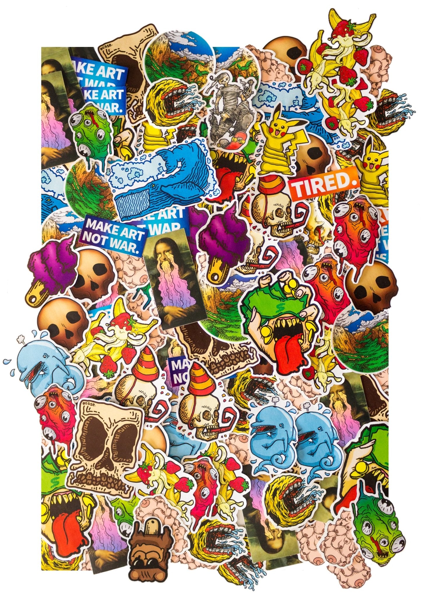 Stickers Brunograffer | Autocollants Art pop, street art et parodies